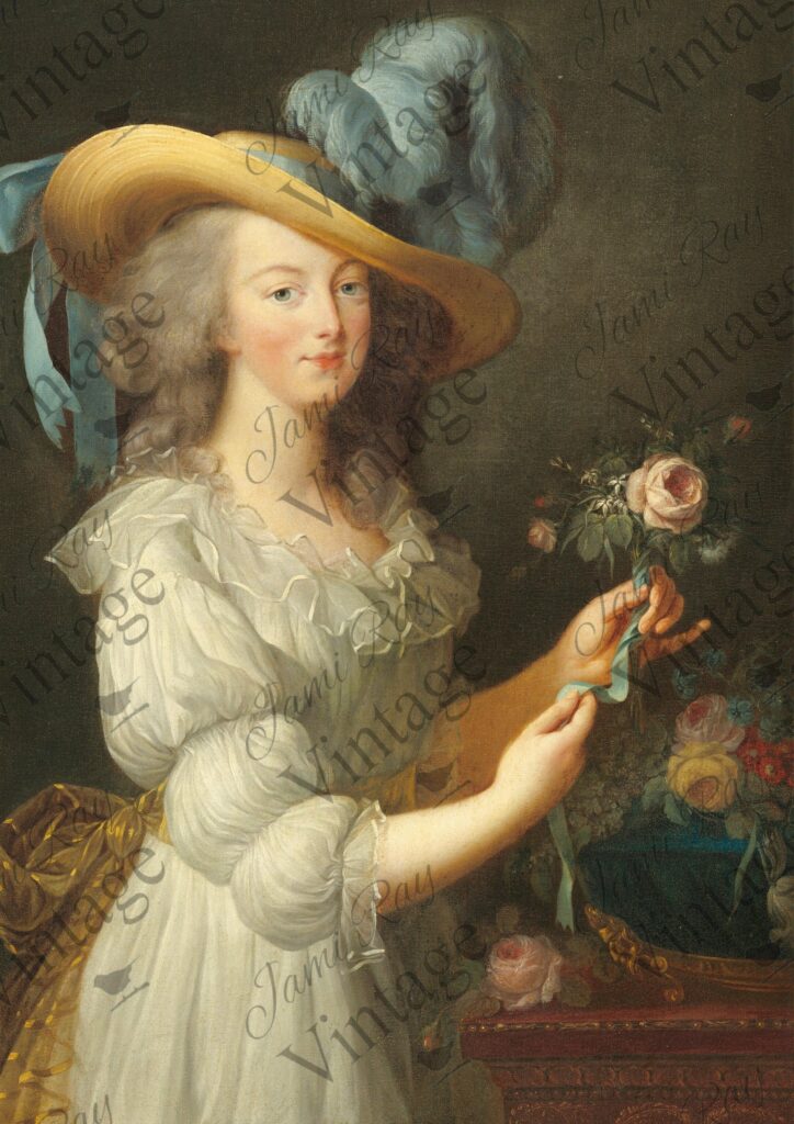marie antoinette | jrv rice paper | A4 - Create Your Own Cozy