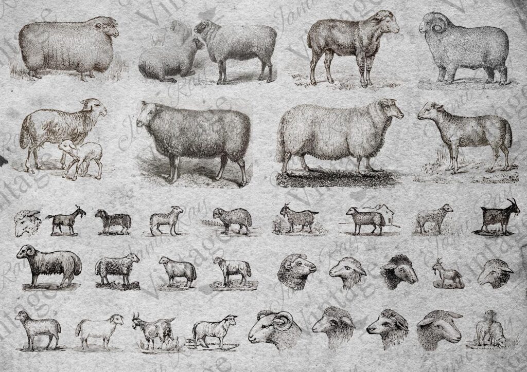 sheep | jrv rice paper | A4 - Create Your Own Cozy