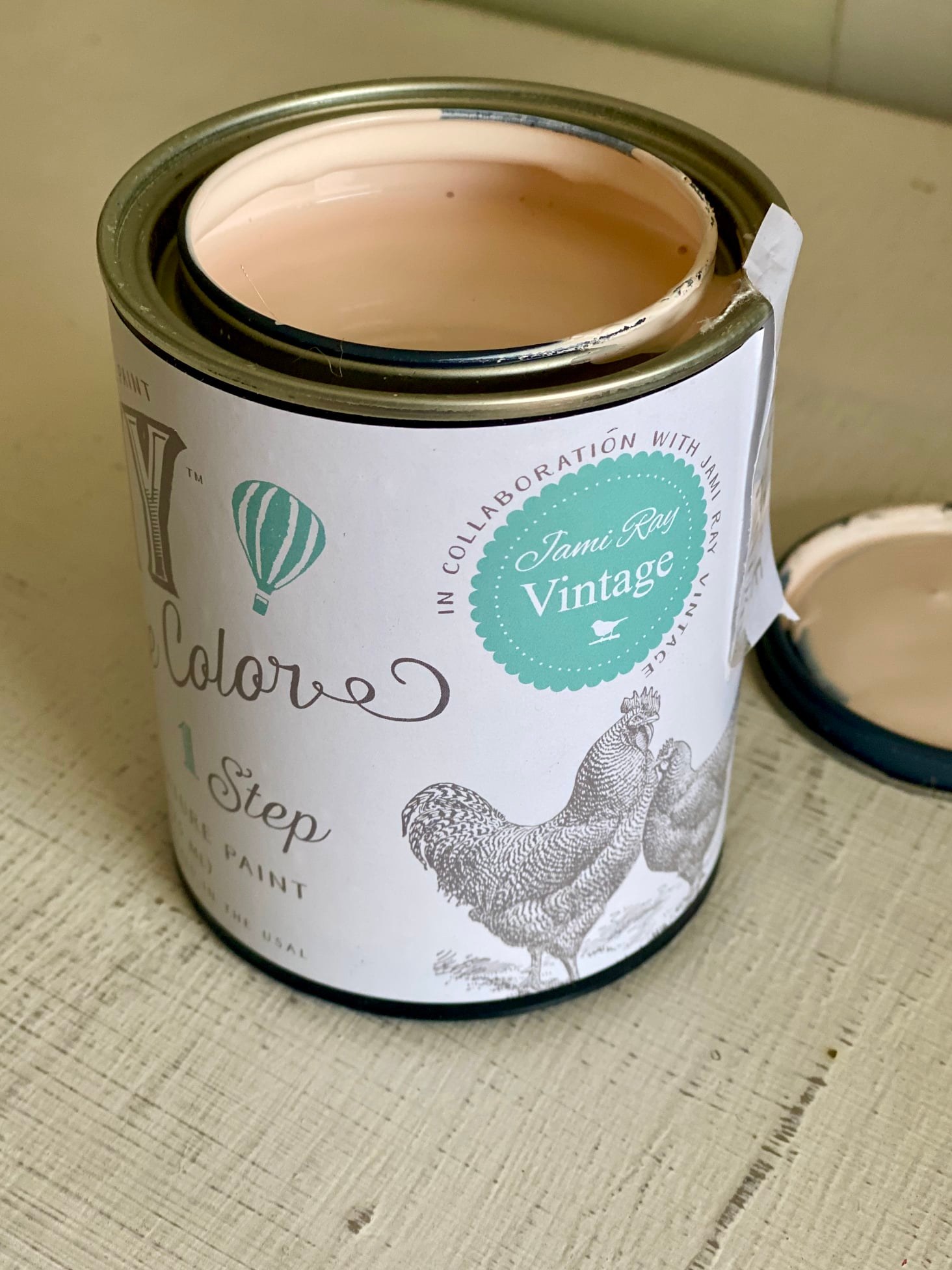 diy/jrv cottage color paint- vintage pink - Create Your Own Cozy